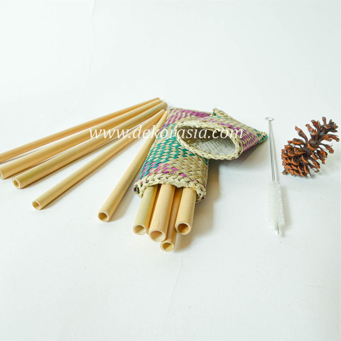 Bamboo Straw 100% Natural, Organic Bamboo Straws, No Plastic and No ...